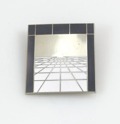Vintage ACME Studio "Mies van der Rohe Arch" Enamel Brooch by STANLEY ...