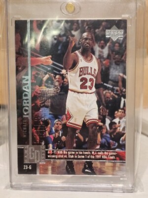 Michael Jordan Upper Deck 1997-98 #18 Chicago Bulls 🔥 HTF MINT | eBay
