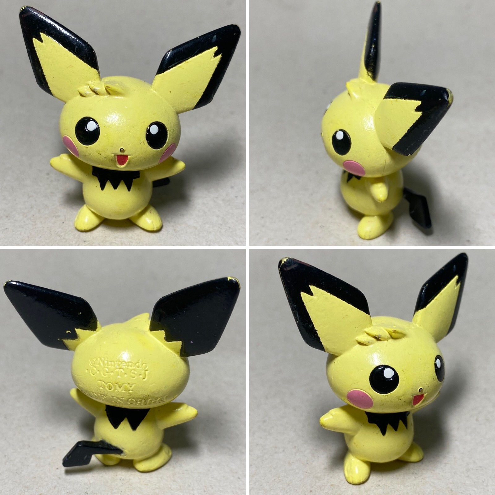 Pichu, Pichu Bros Tufty Hair Pokemon Monster Nintendo Tomy Collection ...