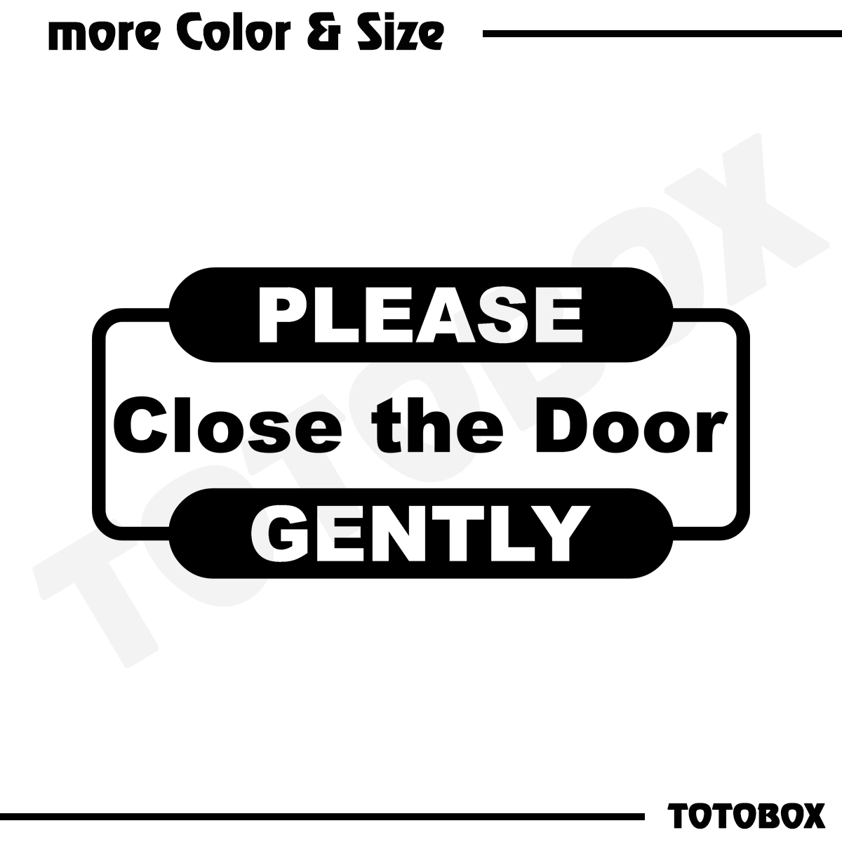 Please Close The Door Slowly Signs Please Leave Enough Room For These