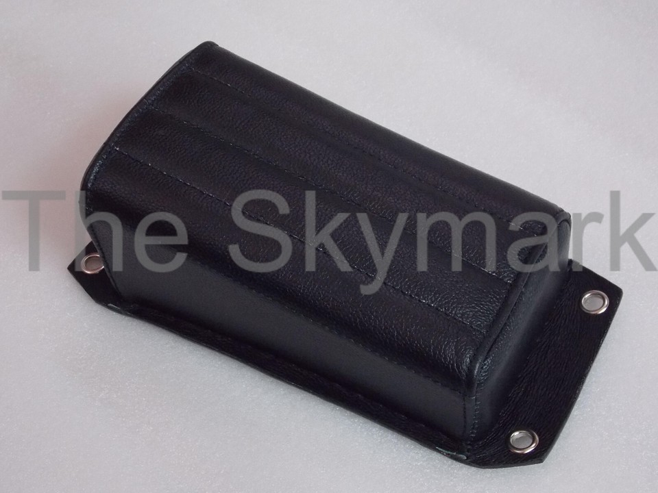 Pillion Pillion P-Pad Tuck And Roll Black Leather Vert RIB Chopper ...