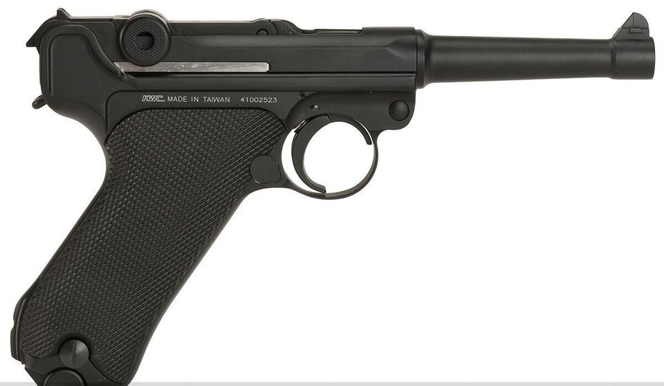 KWC P08 Luger - Semi Auto Blowback - CO2 Gas - .177 Steel BB - Air Gun ...