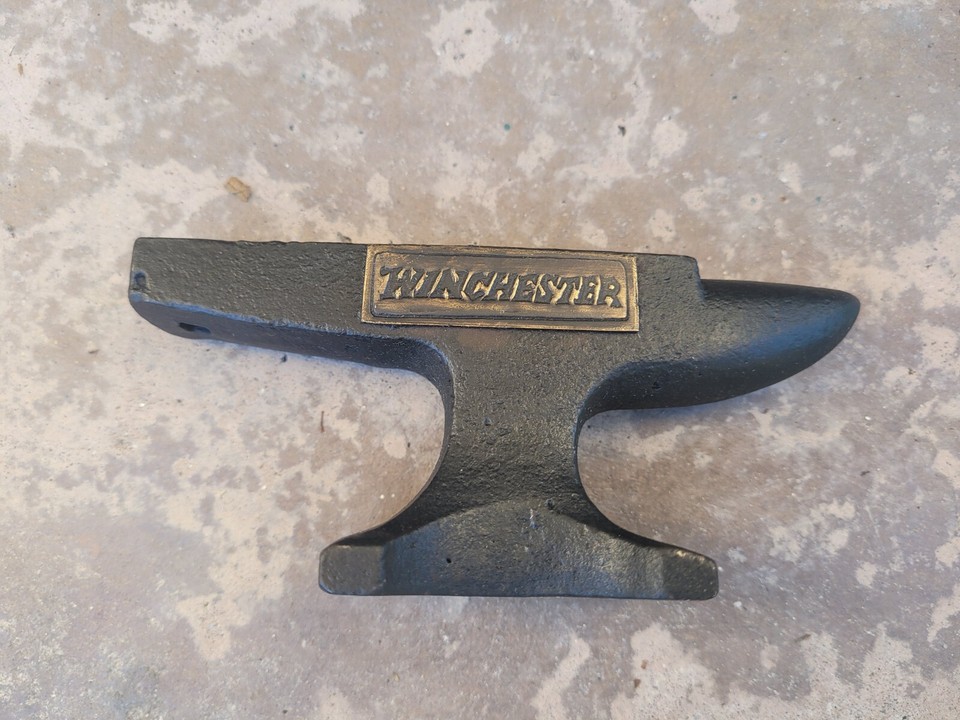 Winchester Rifles Anvil Cast Iron Gunsmith Gun Collector Paperweight | eBay
