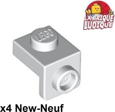Lego 4x Bracket 1x1 - 1x1 support 90° haut blanc/white 36841 NEUF | eBay