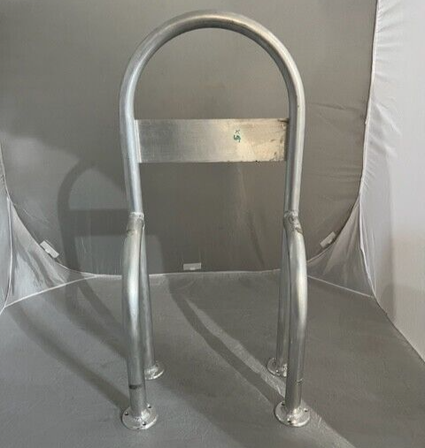 Boat Grab Bar 36" Aluminum W/ Lateral Plate & Support Legs - Cooler ...