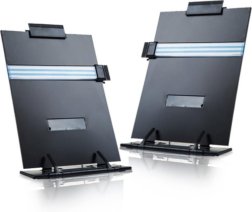 Desktop Document Holder with Adjustable Clip and Line Guide Copy Holder ...