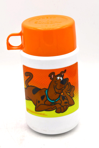 Scooby Doo Thermos Orange Soup Cup Hanna Barbera Office Lunch Insulated ...