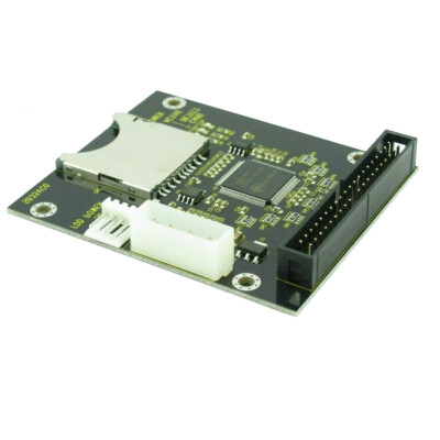 SD SDHC Memory Card to 3.5" 40 Pin Male IDE Hard Disk Drive Adapter ...