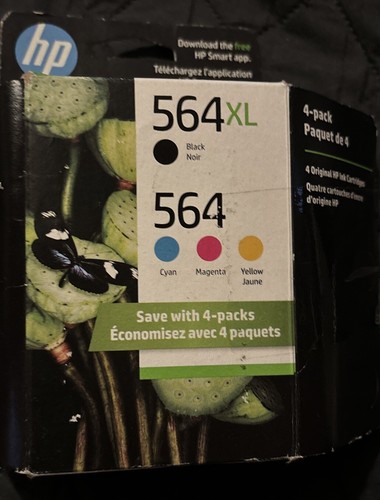 HP 564XL Black & HP 564 Color Combo Pack Ink Cartridges Open Box | eBay