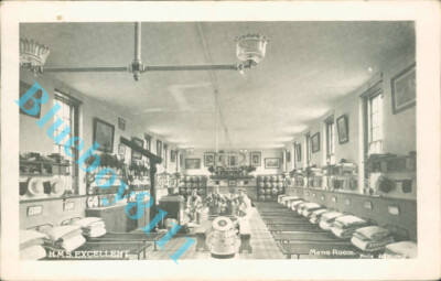 1905 HMS Excellent Royal Navy Shore Base The Mens Room The Wellington ...