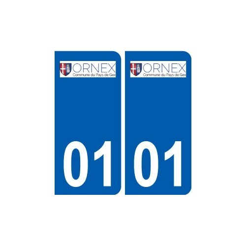 01 Ornex logo ville autocollant plaque sticker | eBay