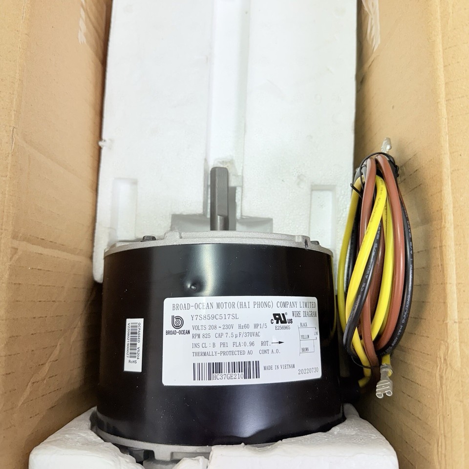 Carrier Factory Authorized Parts HC37GE210 Condenser Fan Motor 1/5 HP ...