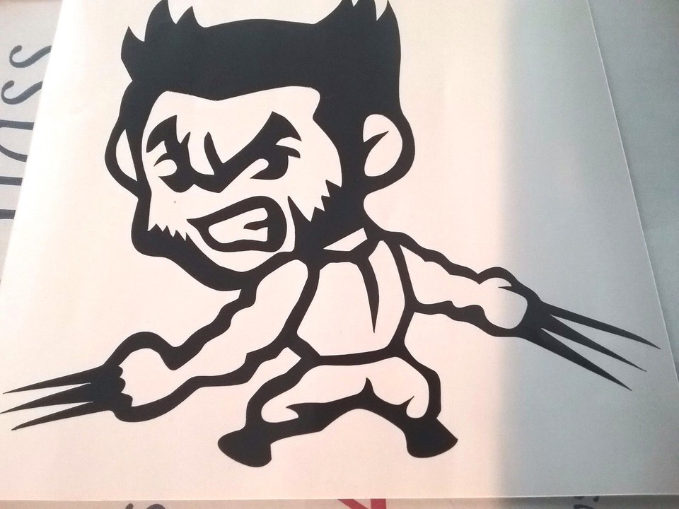 🆒 Wolverine Logan Decal Vinyl Truck Car Van Window Sticker Comics X-Men ...