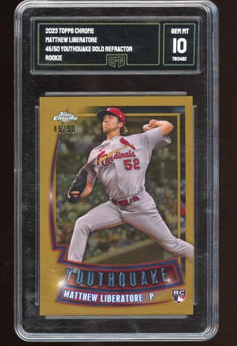 2023 Topps Chrome - Youthquake Matthew Liberatore #YQ-32 Gold Refractor ...