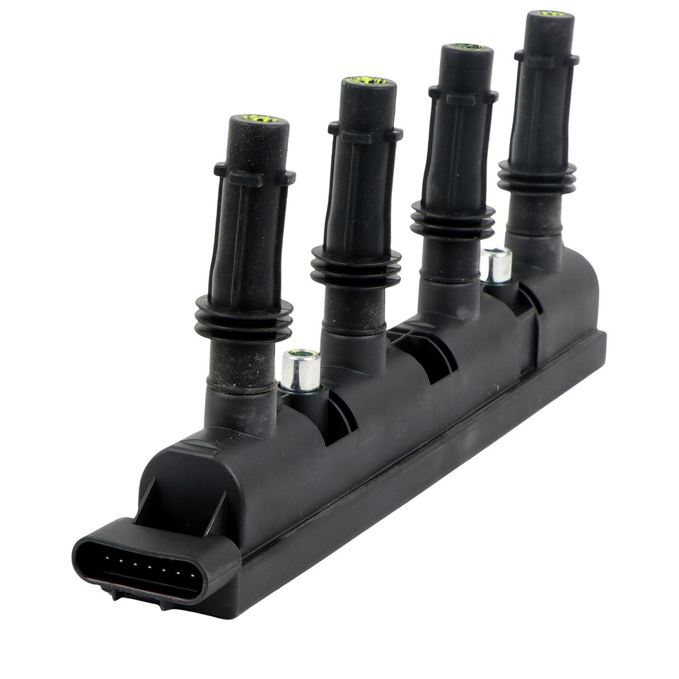 Ignition Coil + 4X Iridium Spark Plugs UF669 UF-669 For Buick Chevrolet ...