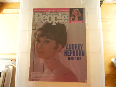 People Magazine February 1, 1993 Audrey Hepburn 1929-1993 Bill Clinton ...