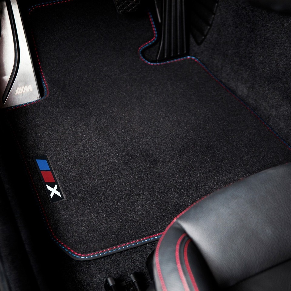 For BMW X3 & X3-Hybrid Black Carpet Car Mats – G01 2018–2024 OEM ...