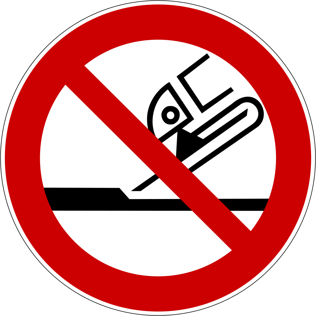 Aufkleber Verbotszeichen Schild Verbot Zeichen DIN 4844-2 ISO 7010 | eBay