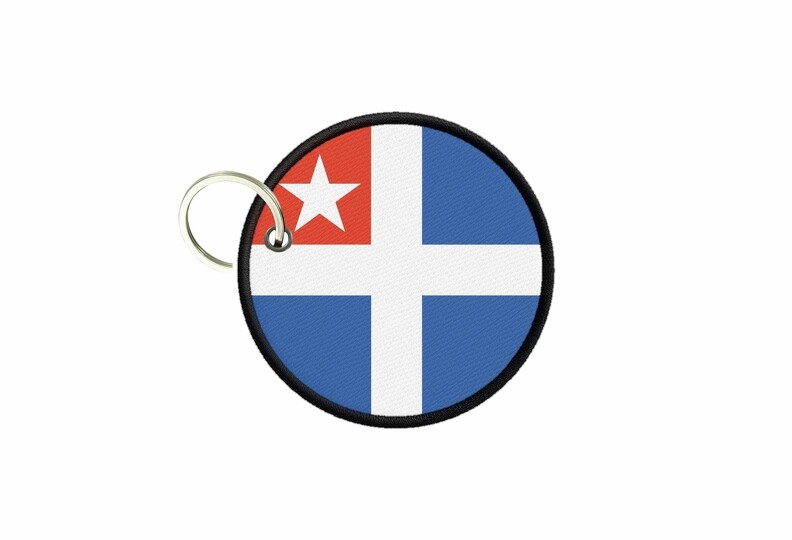 Holder Keys Flag Isle Of Crete Greece Printed Round Roundel | eBay