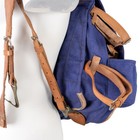Original Romanian Army Canvas Rucksack - Blue-Adjustable- Military ...