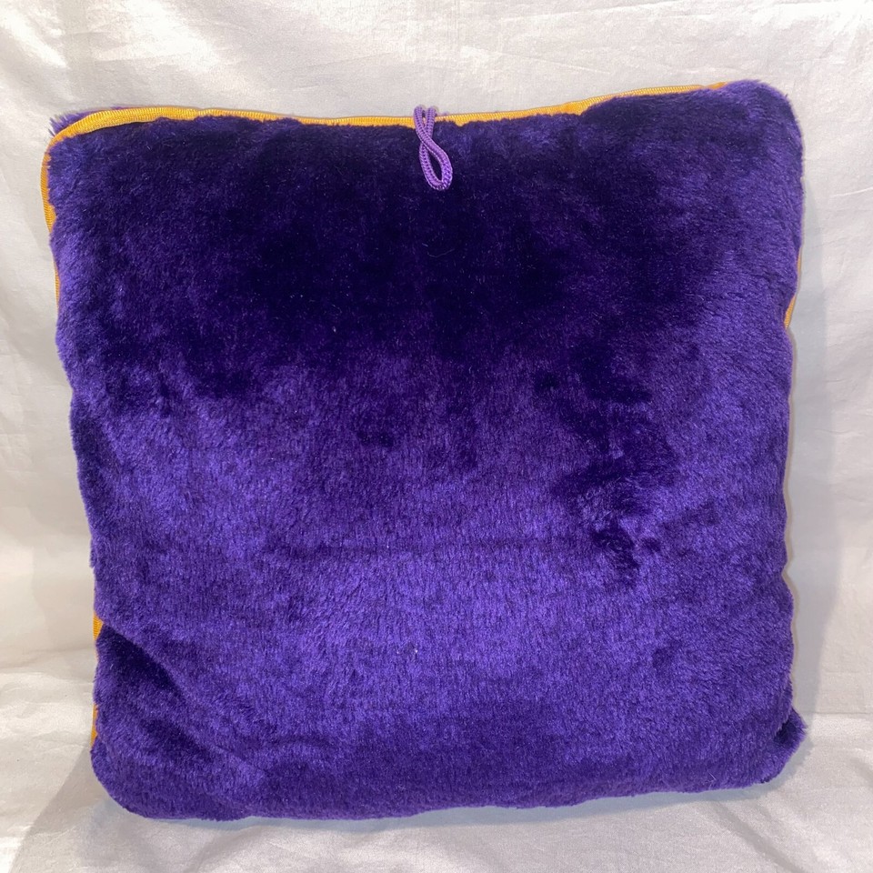 LSU TIGERS Louisiana State College Football Purple & Yellow Toss Pillow ...