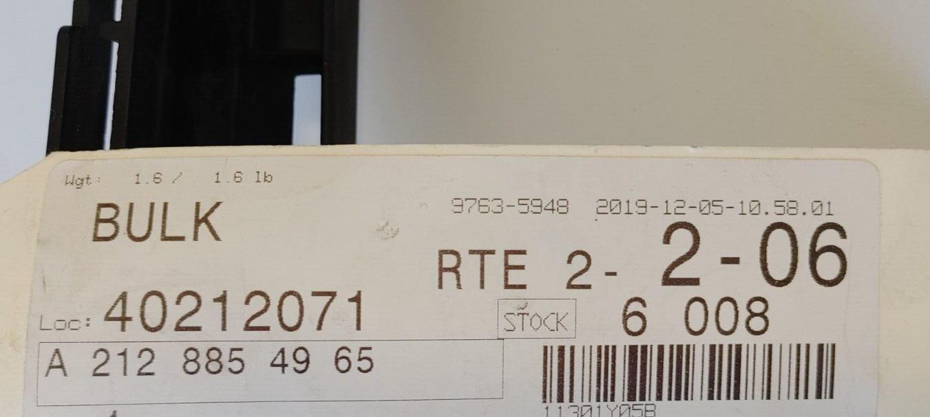 New Genuine OEM Mercedes 2014-16 E-Class Bumper Cover Reinforcement ...