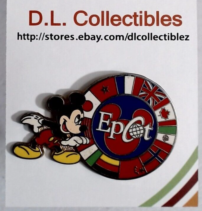 Disney Mickey Mouse Epcot Circle of Flags Pin | eBay