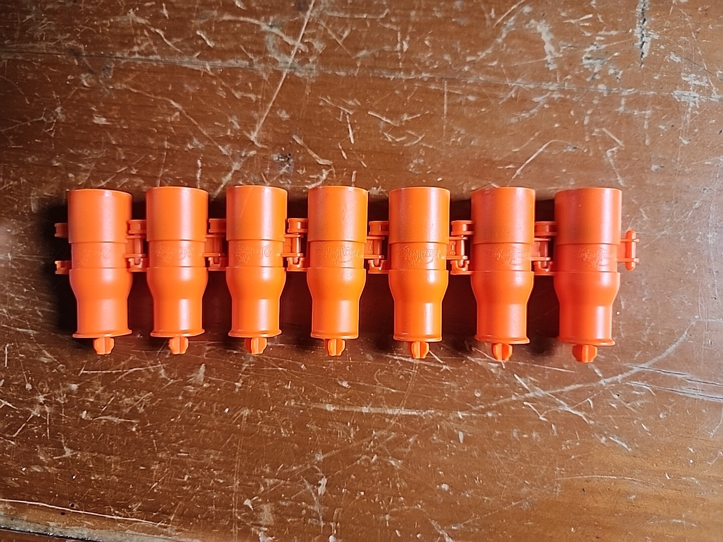 BUZZ BEE Ammo Belt Air Warrior Blaster Shells Orange 7 Dart Bullet ...