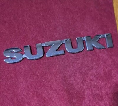 Suzuki Swift Splash Vitara SX4 S-Cross Rear Script Badge Emblem Free ...