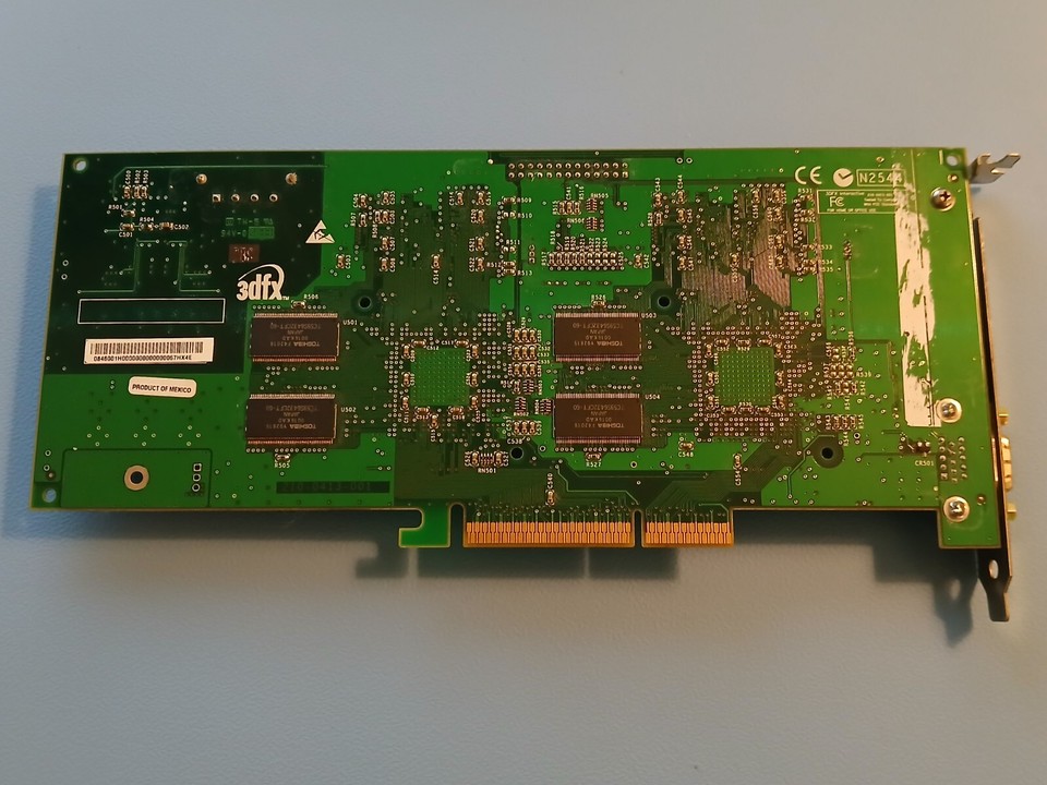 3dfx Voodoo5 5500 AGP 64MB TESTED WORKING VGA 3D accelerator card - 210 ...