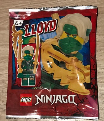 FIGURINE LEGO MINIFIGURE POLYBAG FOIL 892292 NINJAGO NINJA LLOYD DOUBLE ...