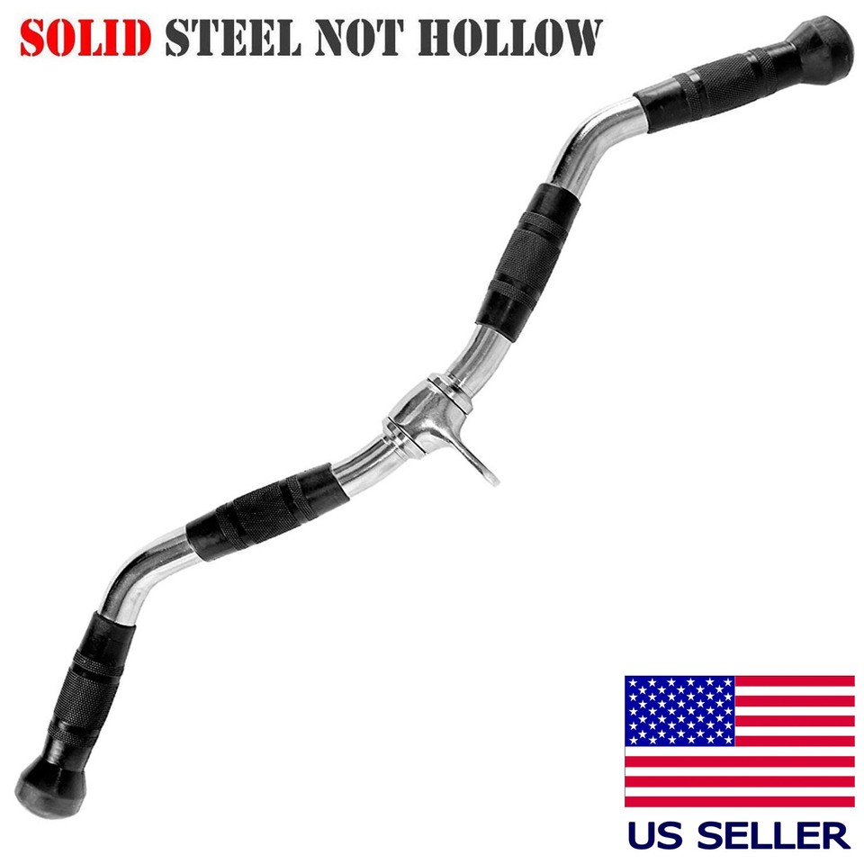 Home Gym Cable Attachment Handle Machine Strength Exercise Press Down ...