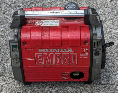 Honda EM650 Mobile Generator - Spares or Repair | eBay UK