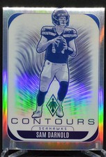 2025 Panini Phoenix - Contours Sam Darnold #29 Silver Seismic /99 for ...