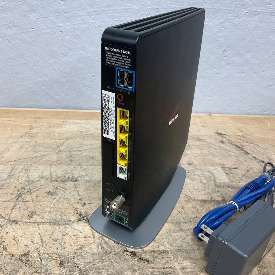 Verizon G1100 Router FiOS-G1100 Dual Band W/AC &Cat 5E With Stand(Fios ...