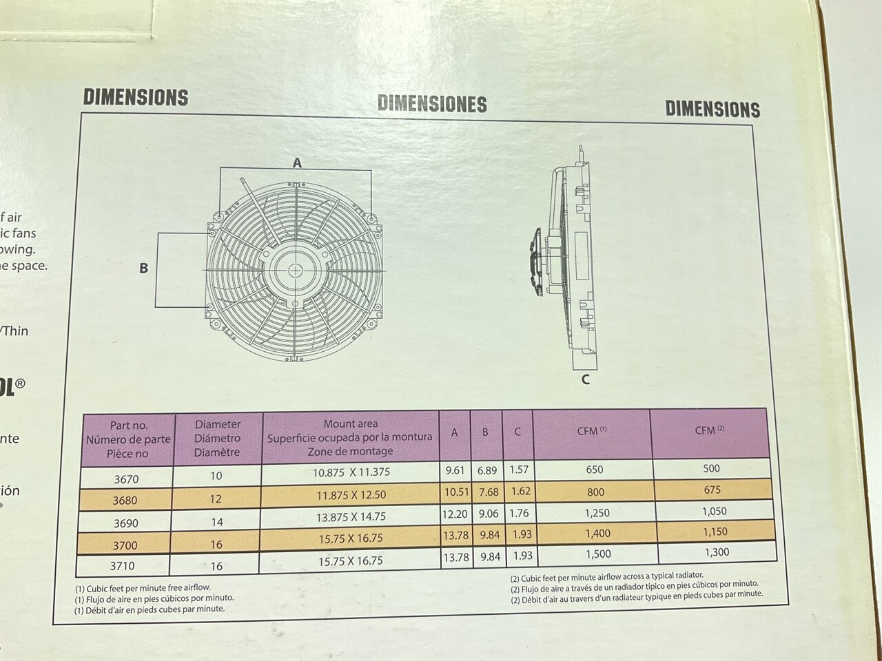 Engine Cooling Fan-Electric Fan Kit Hayden 3690 for sale online | eBay