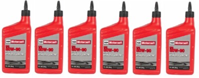 Motorcraft XY-80W90-QL 80W-90 Rear Axle Lubricant Full Case of 6 Quarts ...