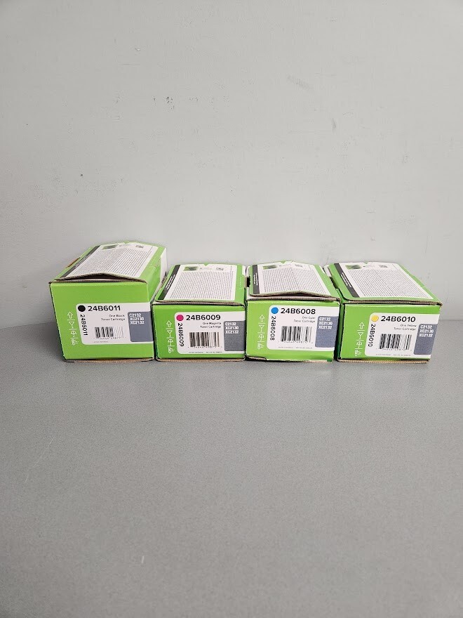 Lexmark 24B6011 24B6008 24B6009 24B6010 XC2130 XC2132 Toner Cartridge ...