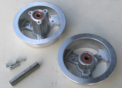 4" RIM SET WITH BEARINGS FOR TIRE SIZE 3.00-4 OR 9 X 3.50-4 | eBay