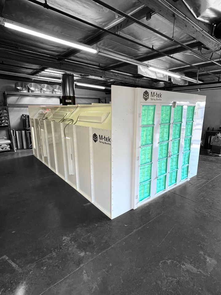 NEW M-TEK FRONT AIR CROSS FLOW PAINT SPRAY BOOTH / PAINT BOOTH | eBay