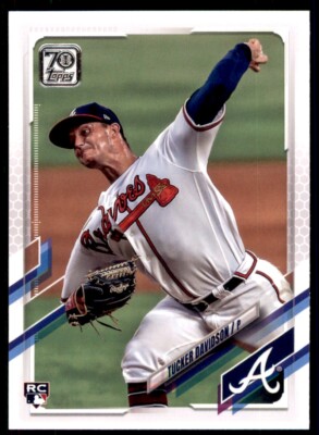 Tucker Davidson 2021 Topps Series 2 Rookie Card RC #423 Atlanta Braves ...