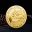 1x Gold Dogecoin Coin Commemorative 2021 New Collectors Gold Plated ...