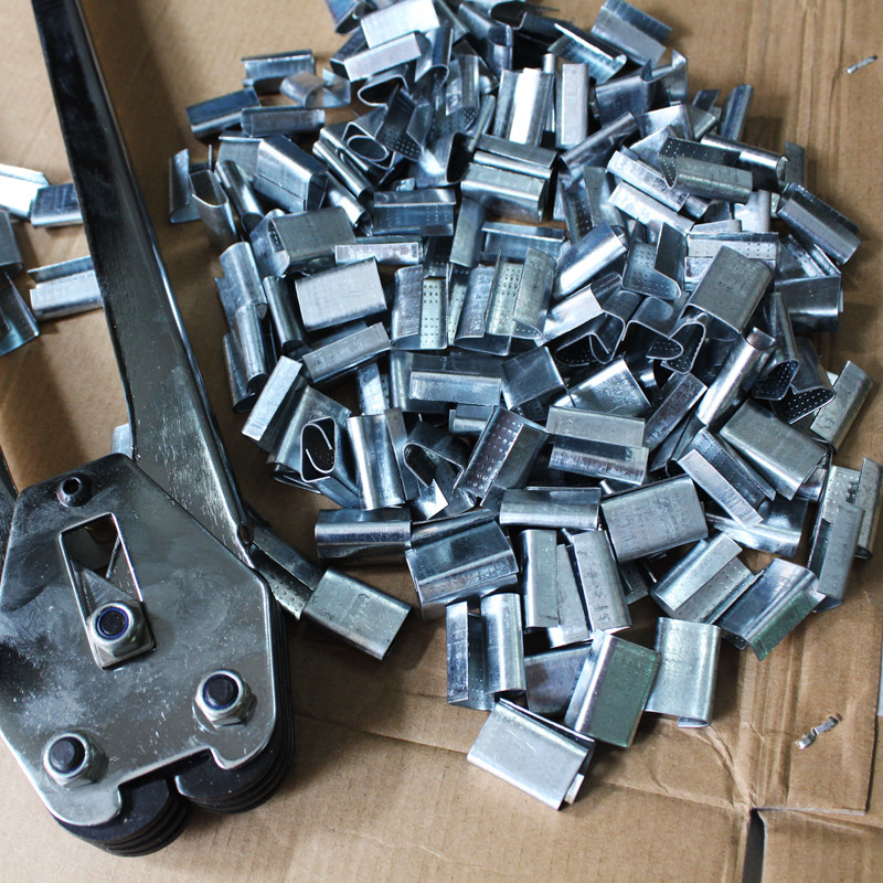 200PC PET Strap Clips Seals Metal Seals Packing Strap Clip Heavy Duty ...