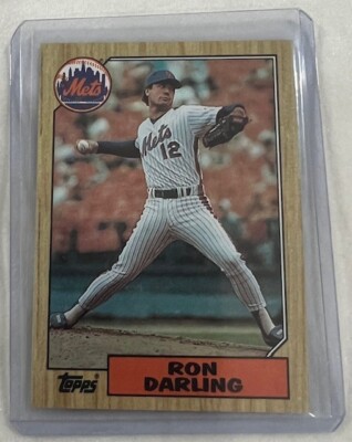 Ron Darling 1987 Topps Tiffany Baseball card #75 Mets | eBay