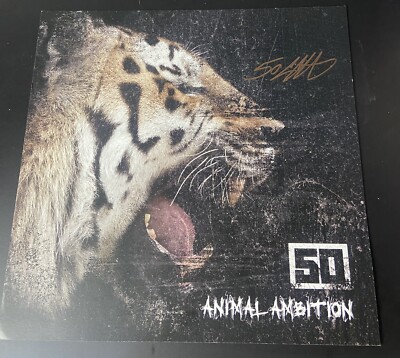 Curtis "50 Cent" Jackson signed autographed Animal Ambition 12x12 Photo ...