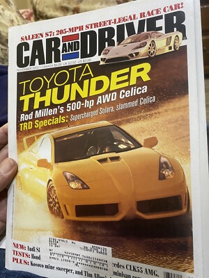 Car and Driver Magazine —November 2000 Issue—bagged | eBay