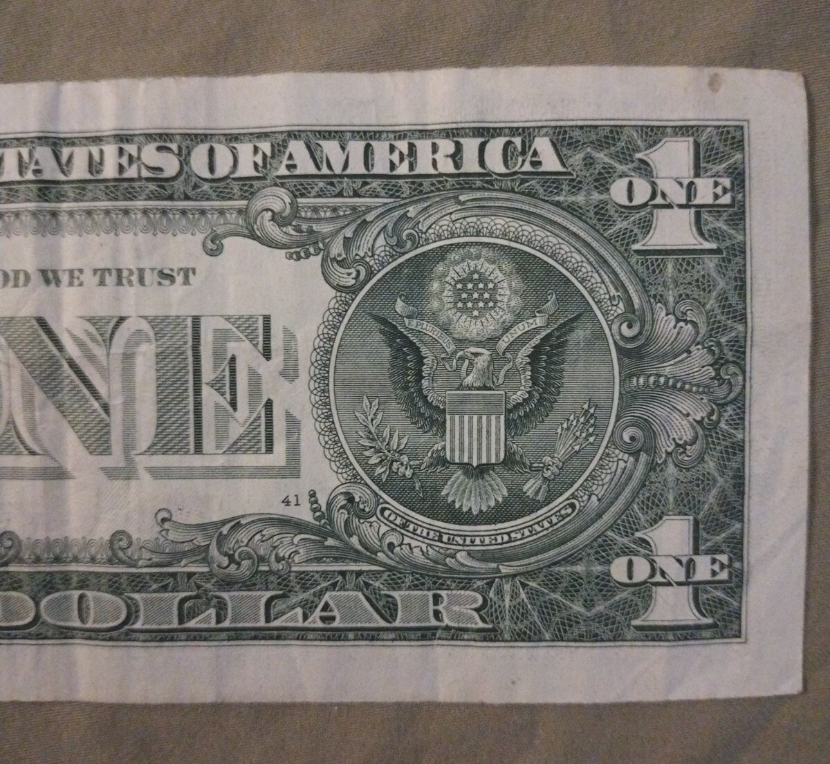 2017 $1 Bill Palindrome Bookends One Dollar Unique Number 99% Cool ...