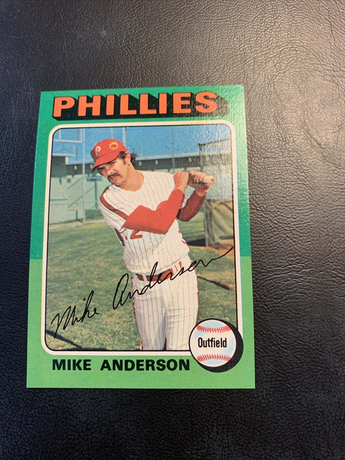Cb40 1975 Topps #118 Mike Anderson Philadelphia Phillies | eBay