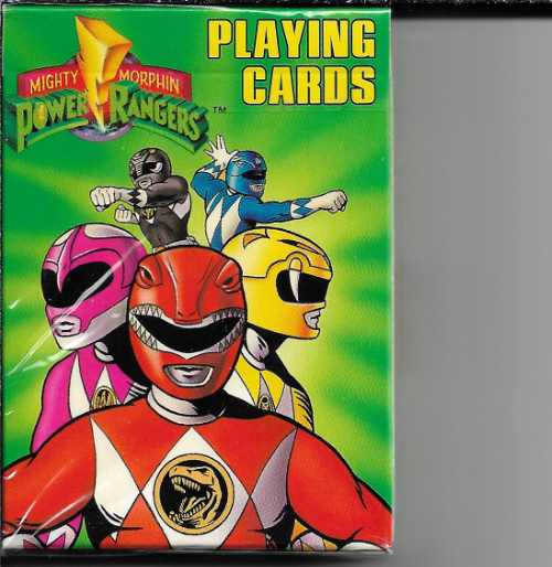 Vintage 1994 Mighty Morphin Power Rangers Playing Cards Sealed Deck New ...