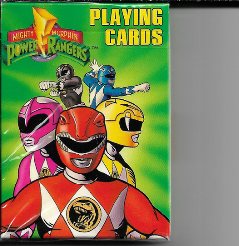 Vintage 1994 Mighty Morphin Power Rangers Playing Cards Sealed Deck New ...